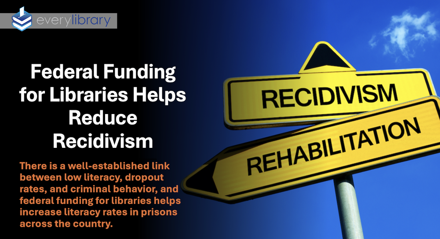 Federal Funding for Libraries Helps Reduce Recidivism - EveryLibrary Action